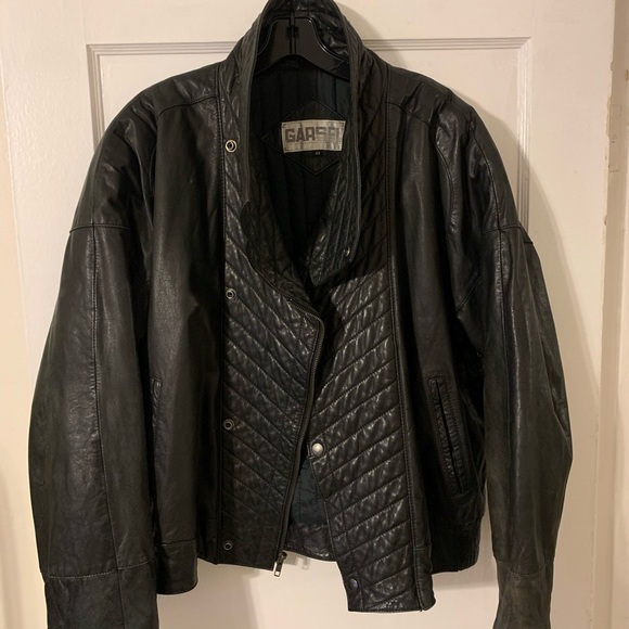 Garsel | Jackets & Coats | Vintage Garsel Leather Motorcycle Jacket Sz ...